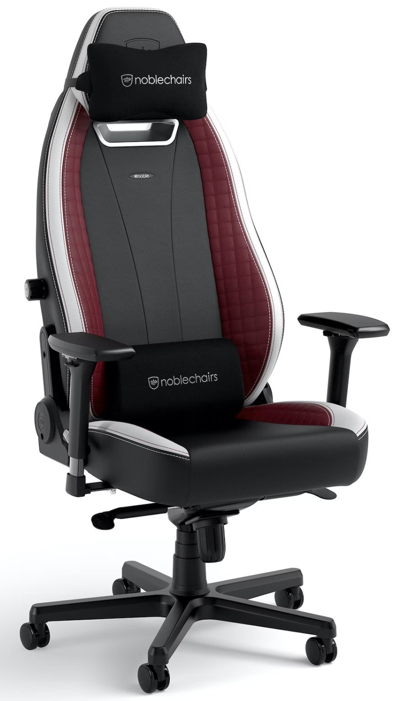Гейминг стол noblechairs - Legend, Black/White/Red | Ozone.bg
