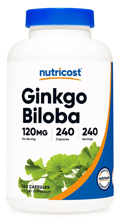 Ginkgo Biloba, 240 капсули, Nutricost | Ozone.bg