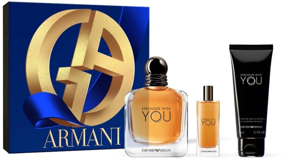 Giorgio Armani Подаръчен комплект Stronger With You, 3 части | Ozone.bg