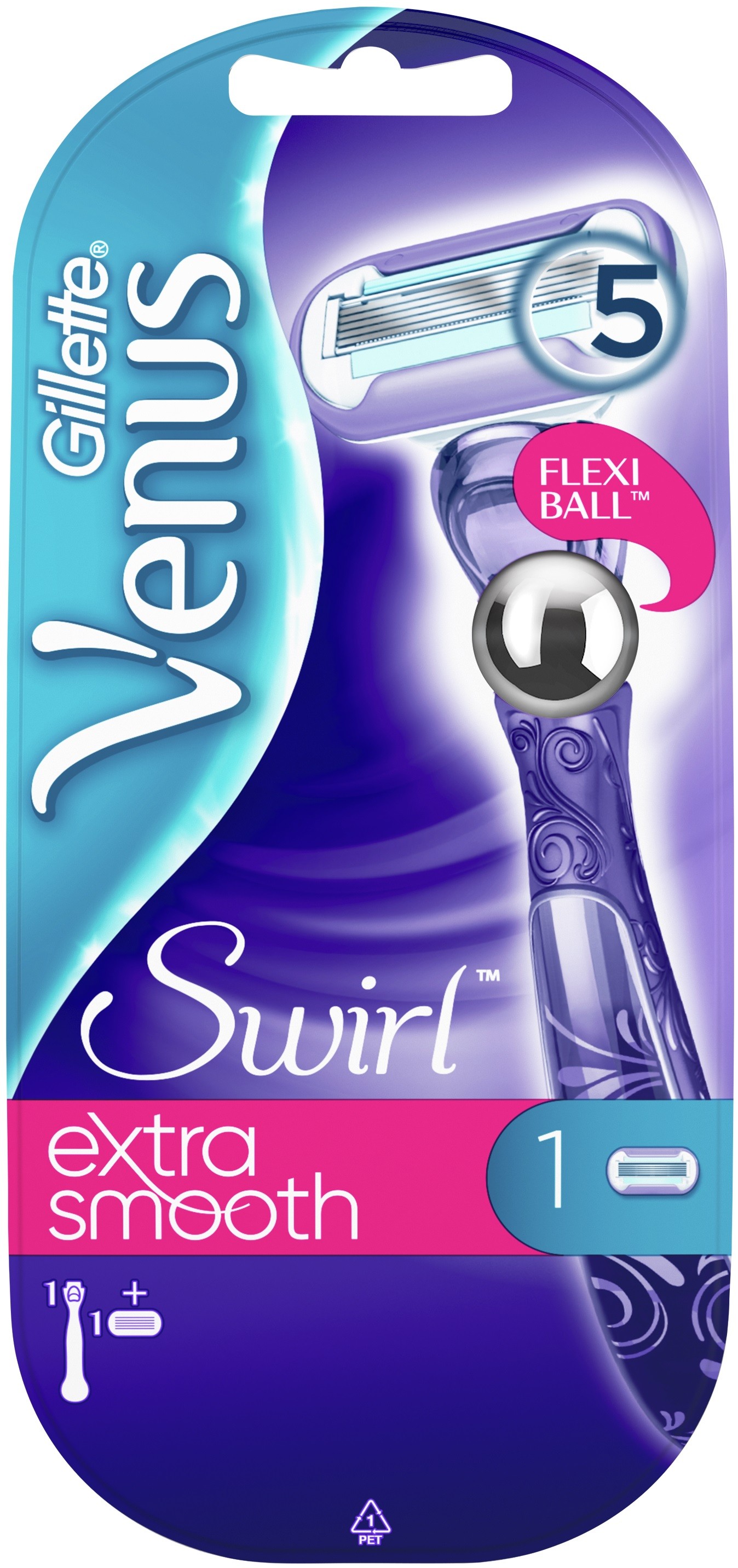 Gillette Venus Дамска самобръсначка Swirl, 5 остриета | Ozone.bg