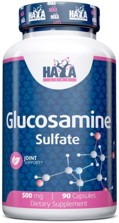 Glucosamine Sulfate, 500 mg, 90 капсули, Haya Labs | Ozone.bg
