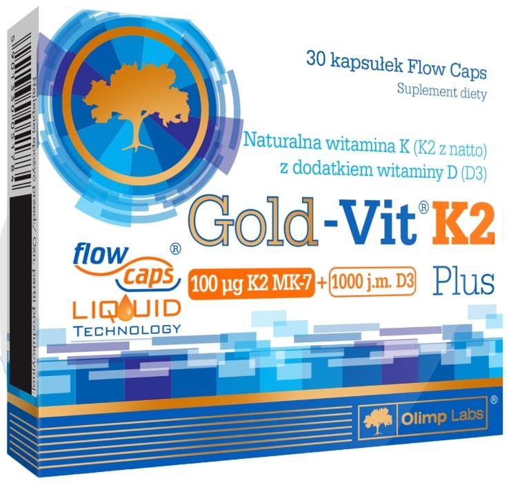 Gold Vit K2 Plus, 30 капсули, Olimp | Ozone.bg