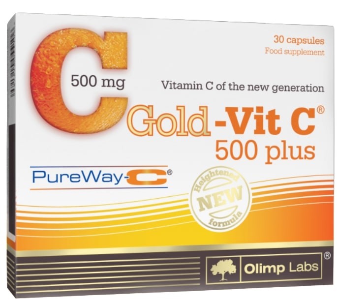 Gold Vit C Plus, 500 mg, 30 капсули, Olimp | Ozone.bg