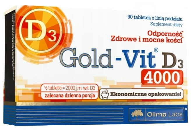 Gold Vit D3, 4000 IU, 90 таблетки, Olimp | Ozone.bg