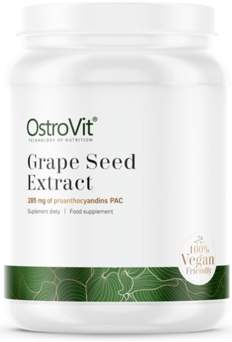 Grape seed Extract Powder, 50 g, OstroVit | Ozone.bg