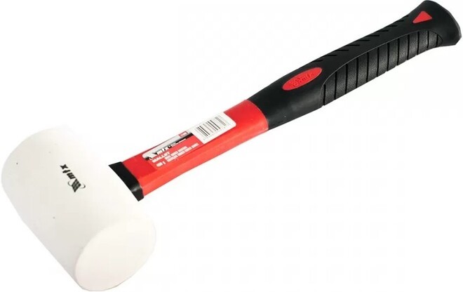 Гумен чук MTX - 450 gr, дръжка фибростъкло, бяла гума | Ozone.bg