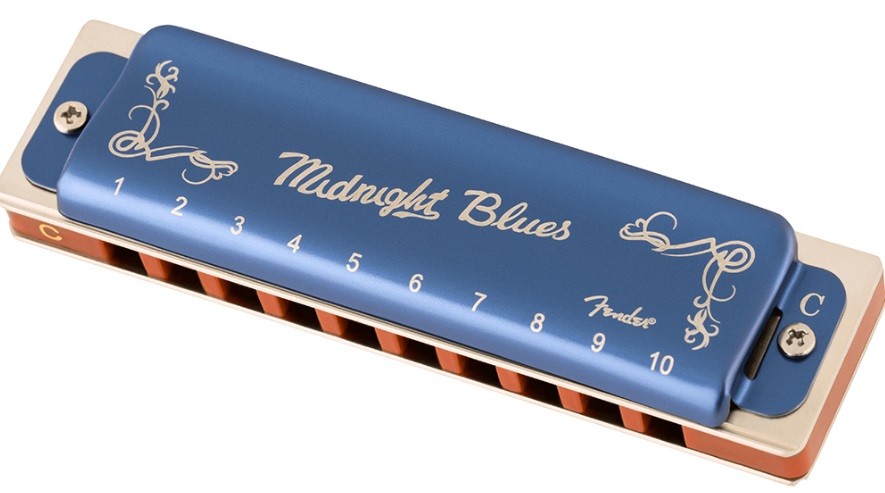 Хармоника Fender - Midnight Blues Harmonica C, синя | Ozone.bg