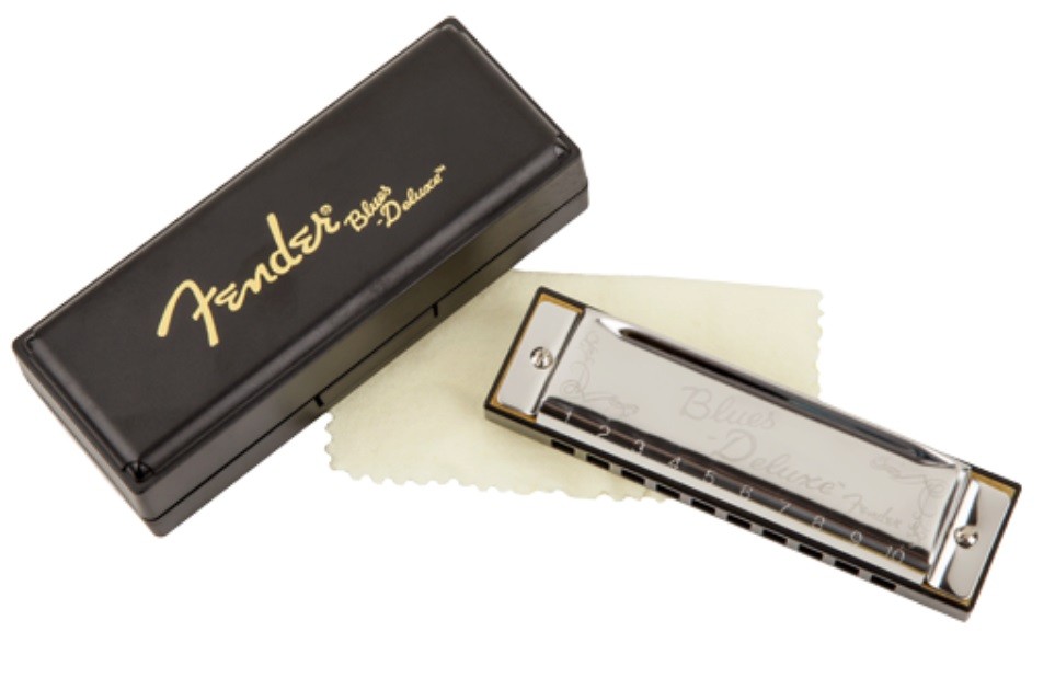 Хармоника Fender - Blues Deluxe Harmonica C, сребриста | Ozone.bg