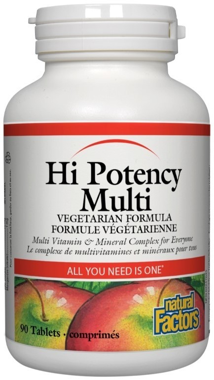 Hi Potency Multi, 90 таблетки, Natural Factors | Ozone.bg