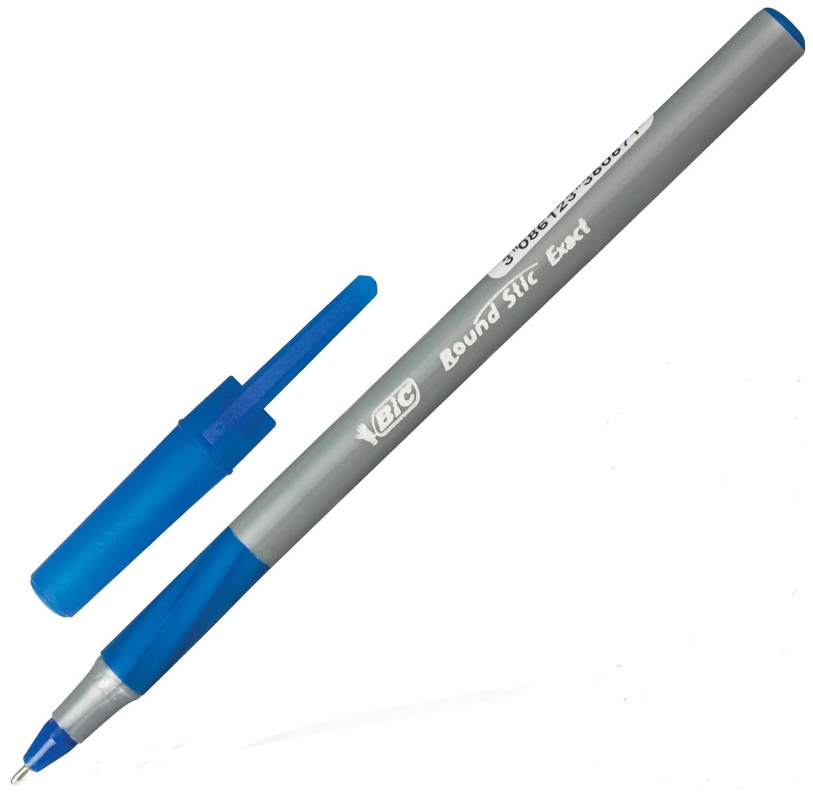 Химикалка BIC - Round Stic Exact, 0.7 mm, синя | Ozone.bg