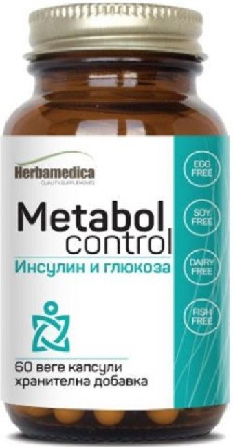 Metabol Control, 60 веге капсули, Herbamedica | Ozone.bg