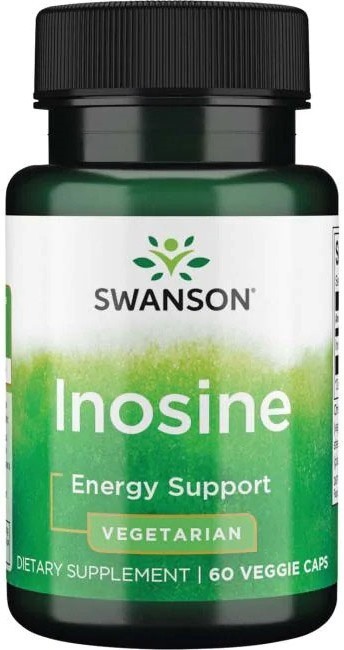 Inosine, 60 растителни капсули, Swanson | Ozone.bg