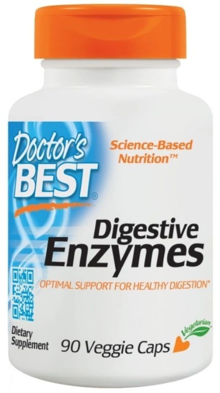 Digestive Enzymes, 90 капсули, Doctor's Best | Ozone.bg