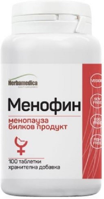 Menofin, 100 таблетки, Herbamedica | Ozone.bg