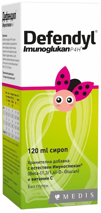 Defendyl Imunoglukan P4H Сироп, 120 ml | Ozone.bg
