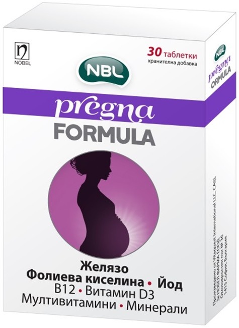 NBL Pregna Formula, 30 таблетки, Nobel | Ozone.bg
