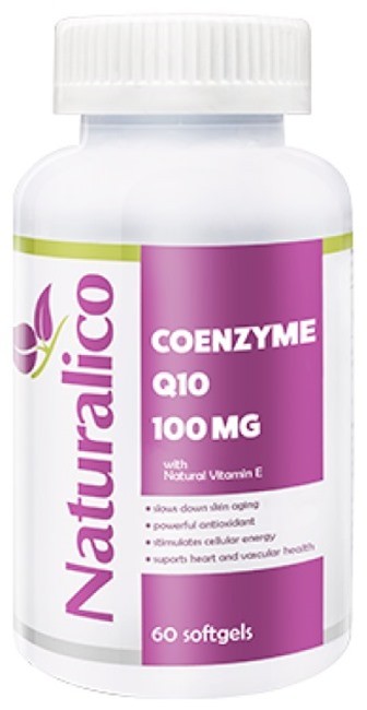 Coenzyme Q10, 100 mg, 60 капсули, Naturalico | Ozone.bg