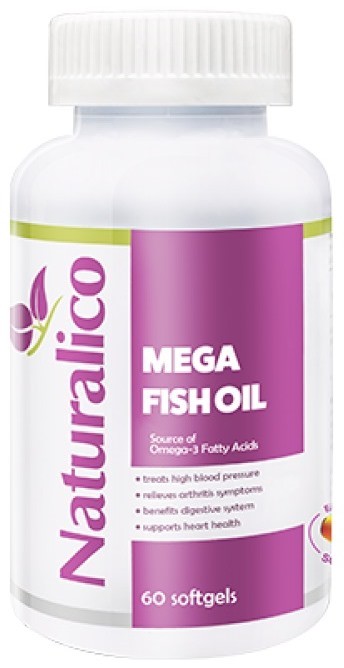 Mega Fish Oil, 60 меки капсули, Naturalico | Ozone.bg