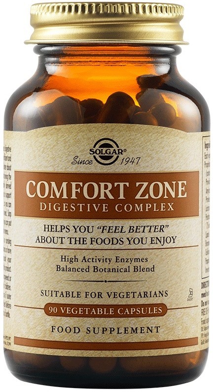 Comfort Zone, Digestive Complex, 90 капсули, Solgar | Ozone.bg