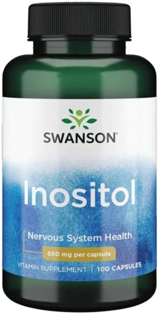 Inositol, 650 mg, 100 капсули, Swanson | Ozone.bg