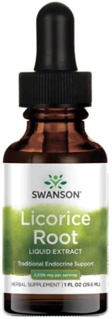 Licorice Root Liquid Extract, 29.6 ml, Swanson | Ozone.bg