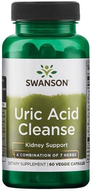 Uric Acid Cleanse, 60 капсули, Swanson | Ozone.bg