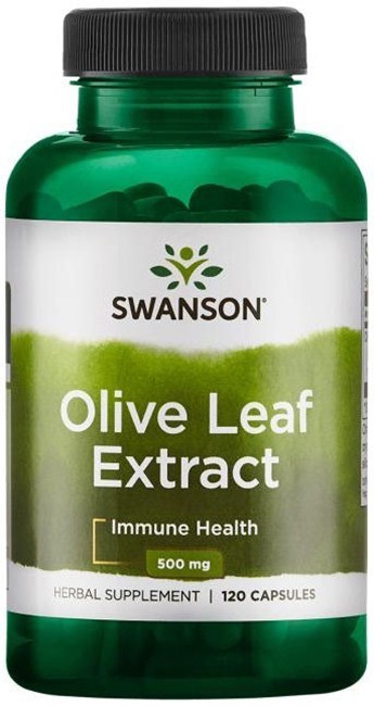 Olive Leaf Extract, 500 mg, 120 капсули, Swanson | Ozone.bg