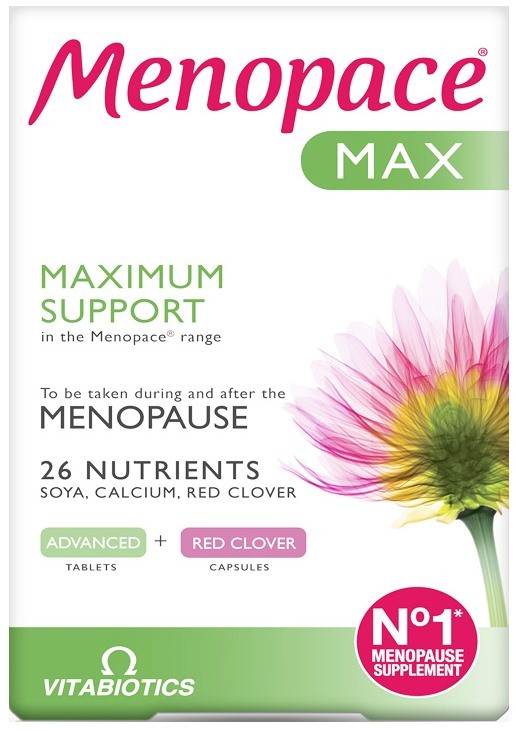 Menopace Max, 56 таблетки + 28 капсули, Vitabiotics | Ozone.bg