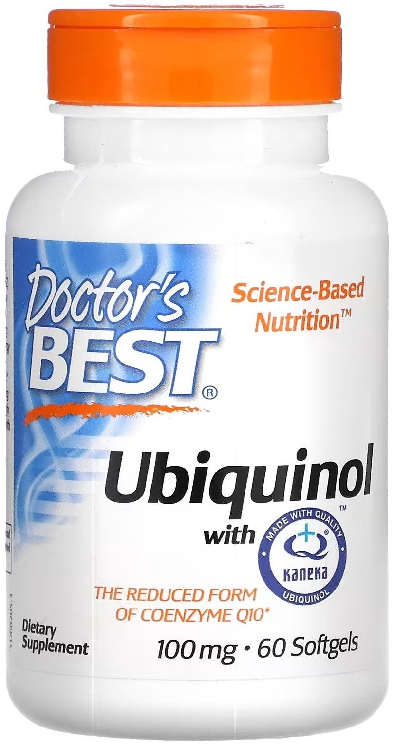 Ubiquinol, 100 mg, 60 меки капсули, Doctor's Best | Ozone.bg