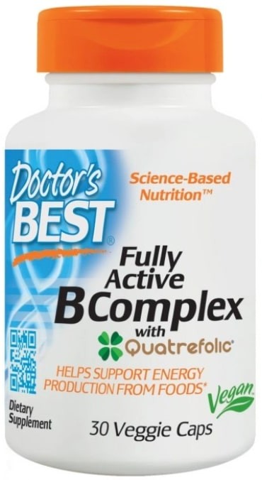 Fully Active B Complex, 30 капсули, Doctor's Best | Ozone.bg