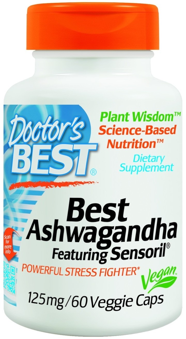 Best Ashwagandha, 125 mg, 60 капсули, Doctor's Best | Ozone.bg
