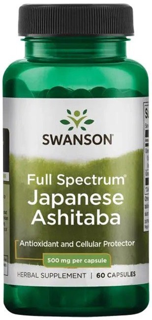 Full Spectrum Japanese Ashitaba, 500 mg, 60 капсули, Swanson | Ozone.bg