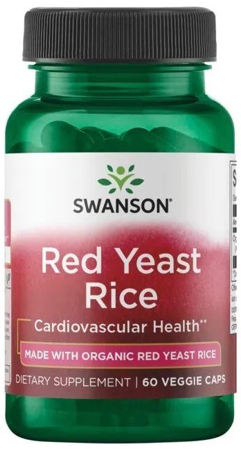Red Yeast Rice, 600 mg, 60 капсули, Swanson | Ozone.bg