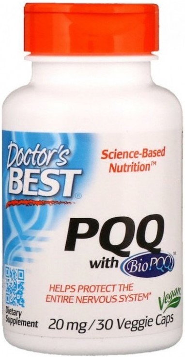 PQQ with BioPQQ, 20 mg, 30 капсули, Doctor's Best | Ozone.bg