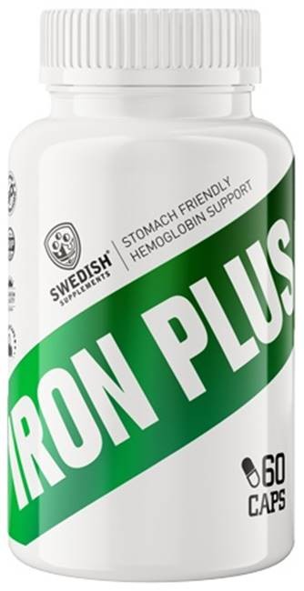Iron Plus, 60 капсули, Swedish Supplements | Ozone.bg
