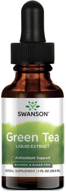 Green Tea Liquid Extract, 29.6 ml, Swanson | Ozone.bg