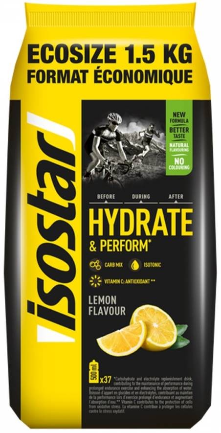 Hydrate & Perform, lemon, 1.5 kg, Isostar | Ozone.bg