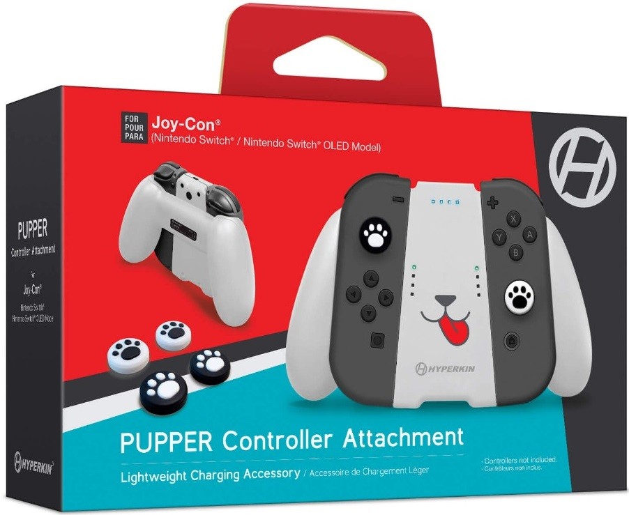 Комплект аксесоари Hyperkin - Joy-Con Controller Grip + Thumb Grips ...