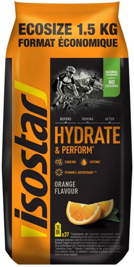 Hydrate & Perform, orange, 1.5 kg, Isostar | Ozone.bg