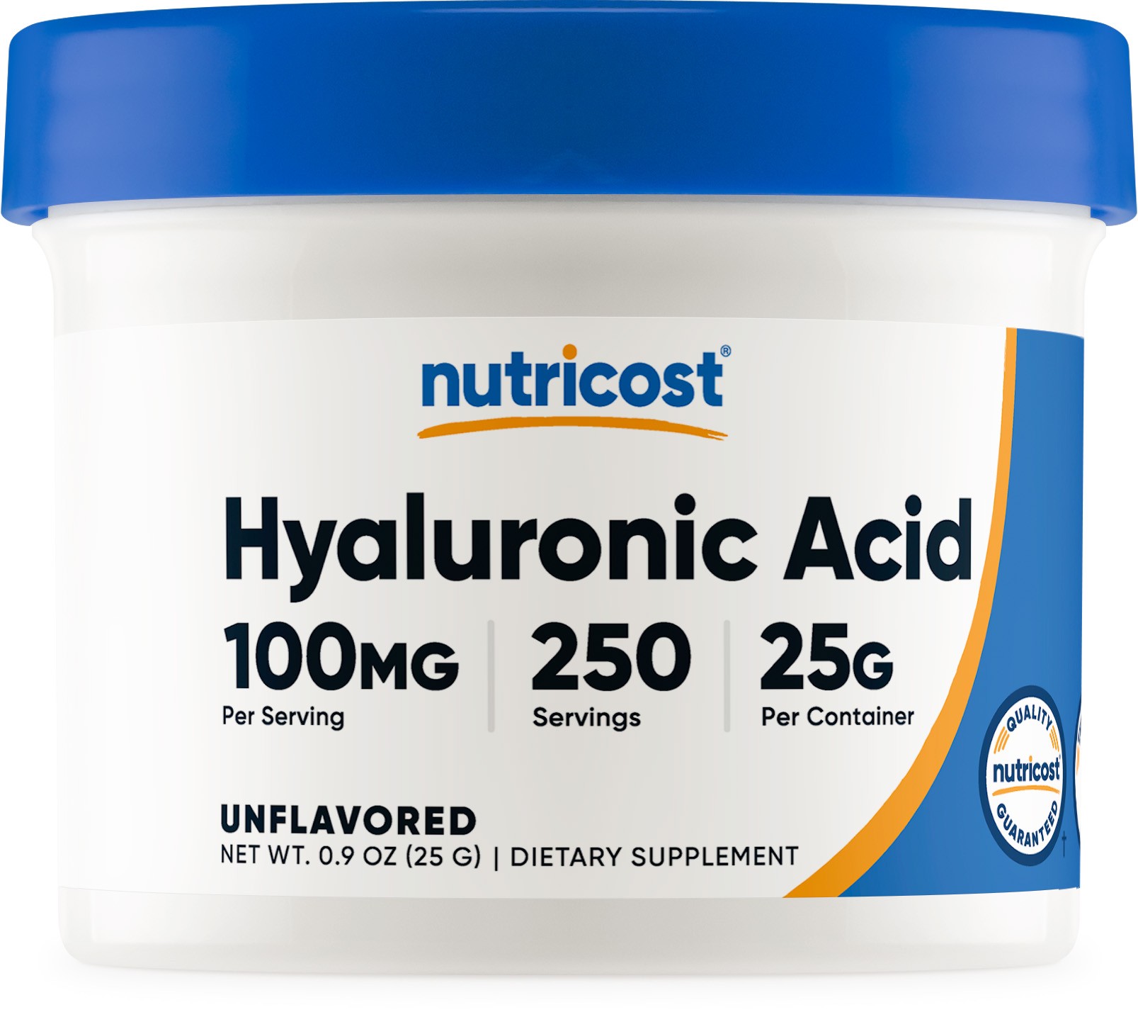 Hyaluronic Acid, 25 g, Nutricost | Ozone.bg