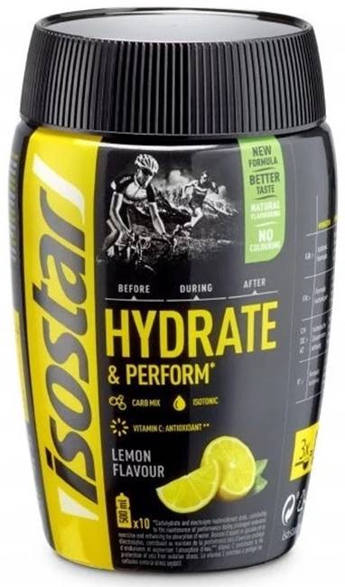 Hydrate & Perform, lemon, 400 g, Isostar | Ozone.bg