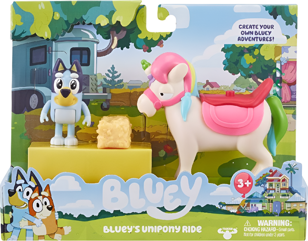 Игрален комплект Moose Bluey - Понито еднорог на Bluey | Отлична цена ...