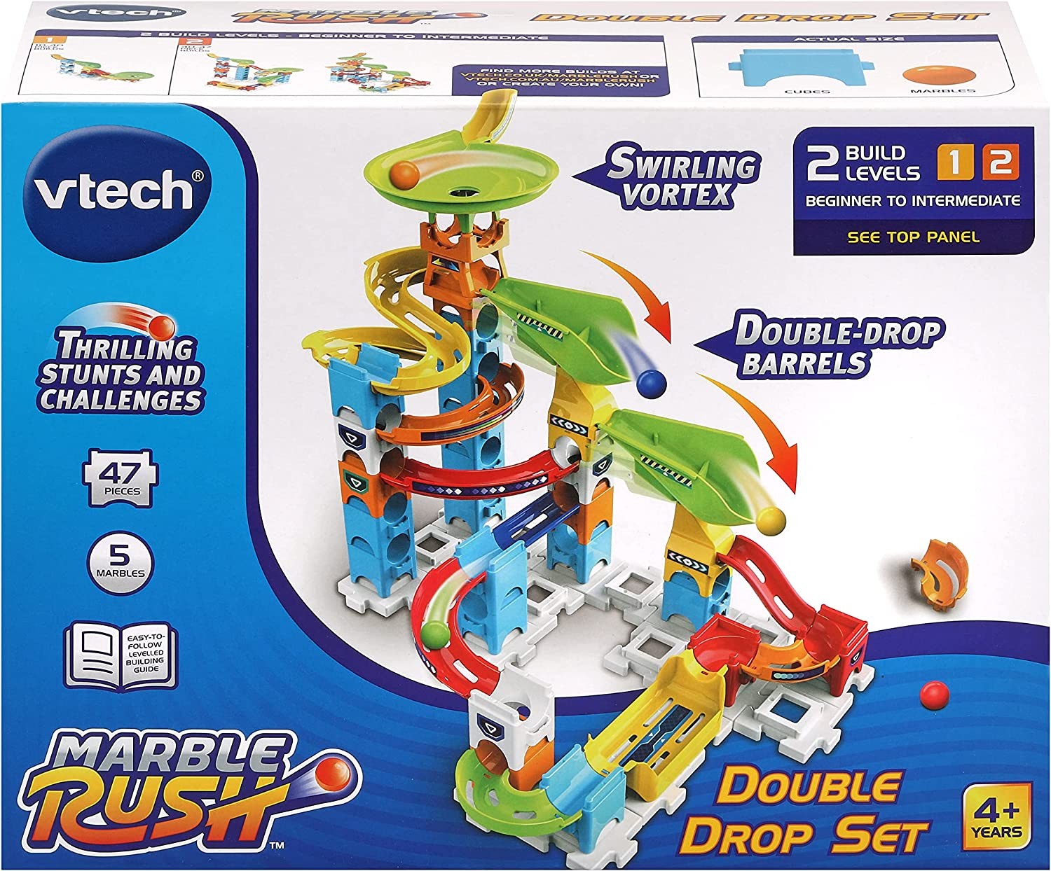Игрален комплект Vtech - Marble Rush Double Drop Set | Отлична цена | Ozone.bg