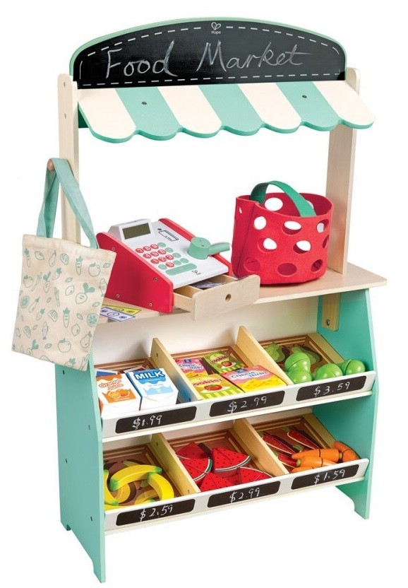 Игрален комплект Hape International - Щанд с фермерски продукти | Отлична цена | Ozone.bg