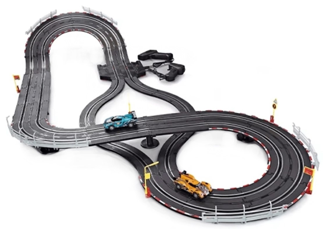 Игрален комплект Sonne - Abis, детска състезателна писта с USB зареждане, 490 cm | Отлична цена ...