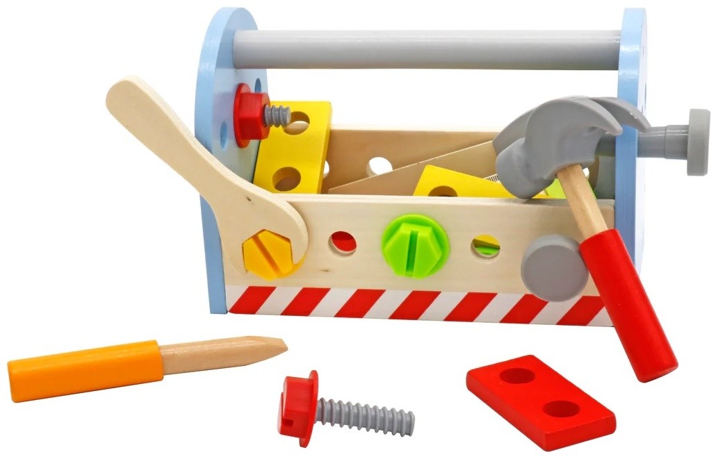Игрален комплект Ginger Home - Дървени инструменти в кутия | Отлична ...