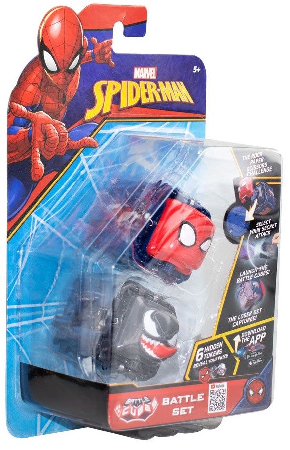 Игрален комплект Eolo Toys Spiderman - Бойни кубчета, Спайдърмен и ...