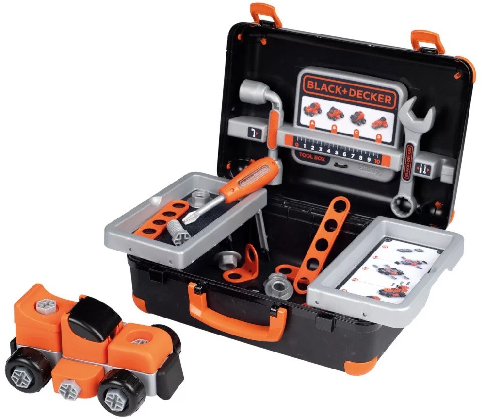 Игрален комплект Smoby Black & Decker - Куфар с инструменти | Отлична ...