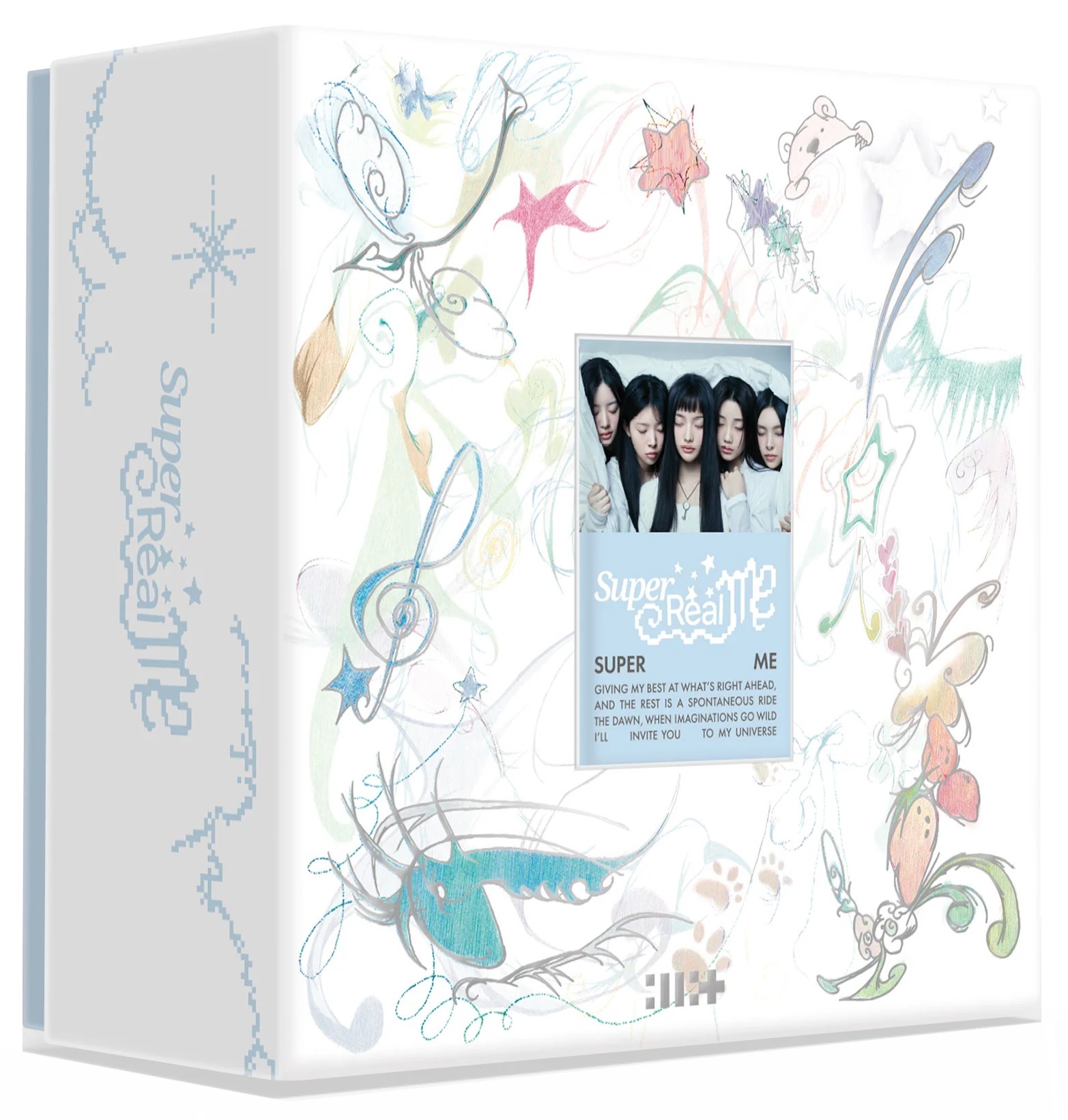 ILLIT - Super Real Me, Super Me Version, Blue (CD Box) Отлична цена | Ozone.bg