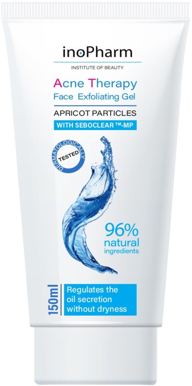 InoPharm Acne Therapy Ексфолиращ гел за лице, 150 ml | Ozone.bg